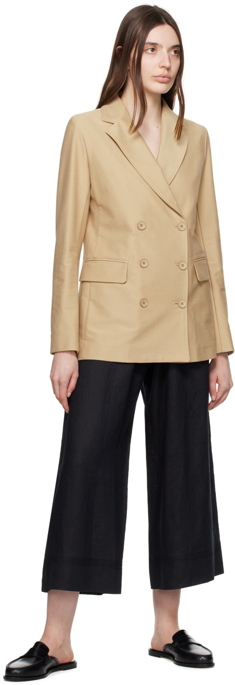 Max Mara Leisure Tan Ornella Blazer Max Mara Leisure