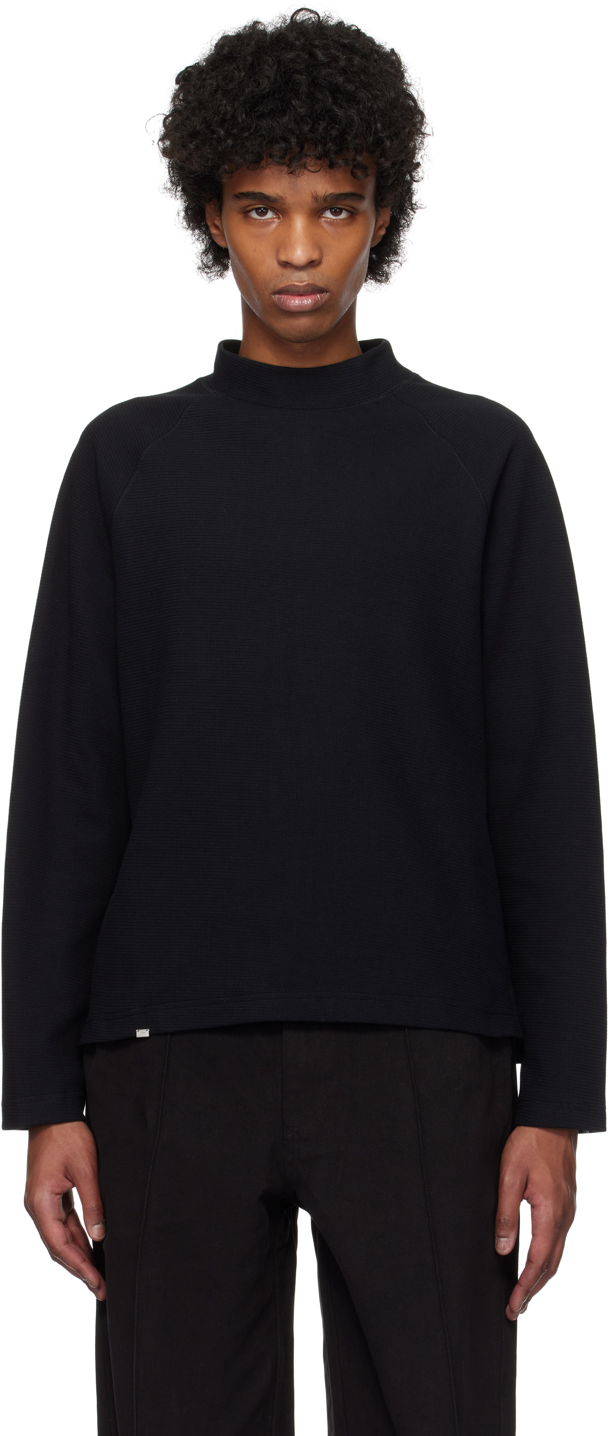 C2H4 Black Architect Long-sleeves Sweater C2H4
