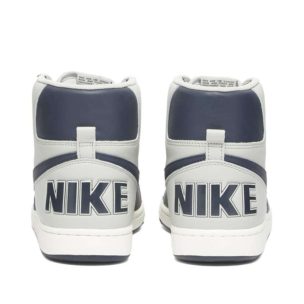 Nike Men's Terminator High OG Sneakers in Granite/Dark Obsidian/Sail Nike