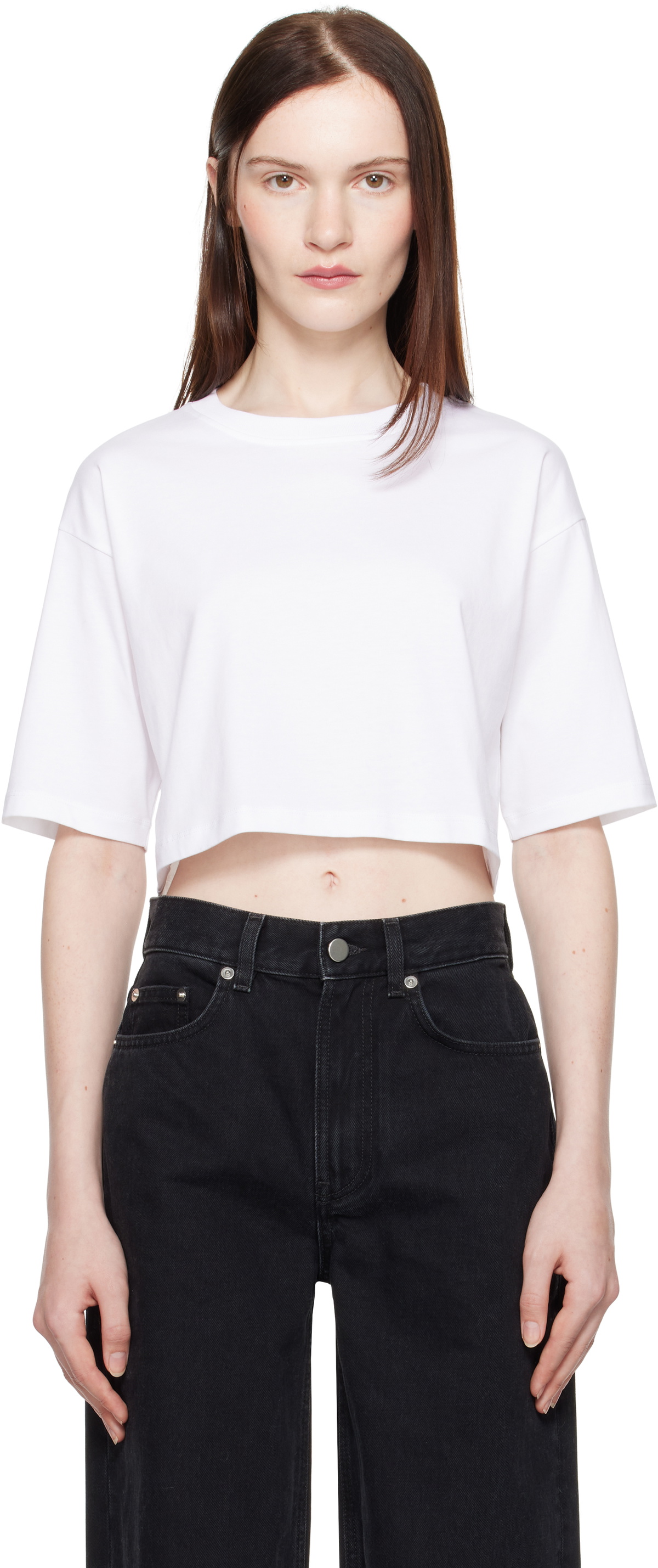 Loulou Studio White Gupo T-shirt Loulou Studio