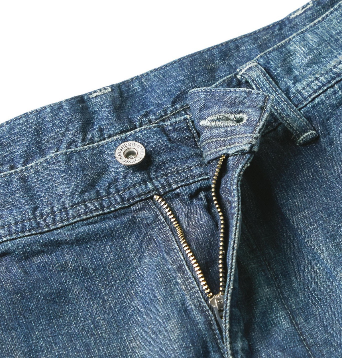 Neighborhood - Denim Cargo Jeans - Blue Neighborhood