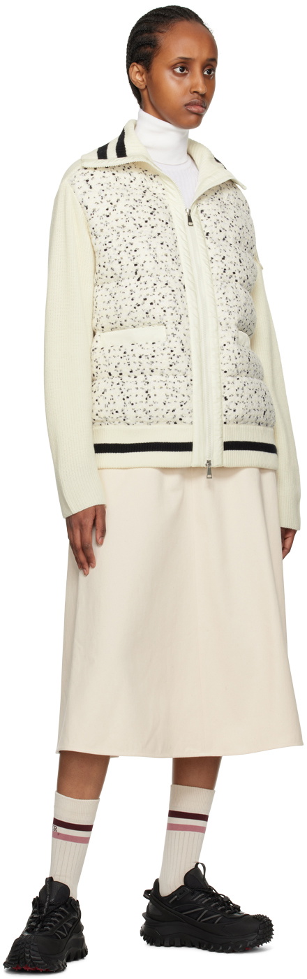 Moncler White Padded Jacket Moncler