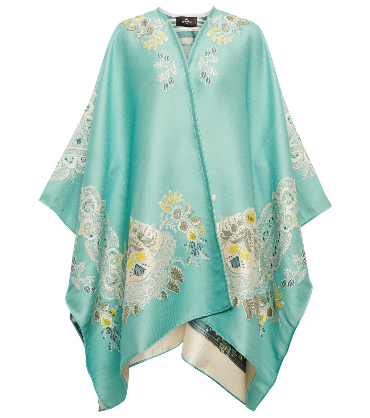 Etro - Embroidered poncho Etro