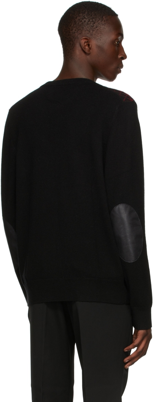 Yuki Hashimoto Black & Red Cashmere Warehouse Sweater Yuki Hashimoto