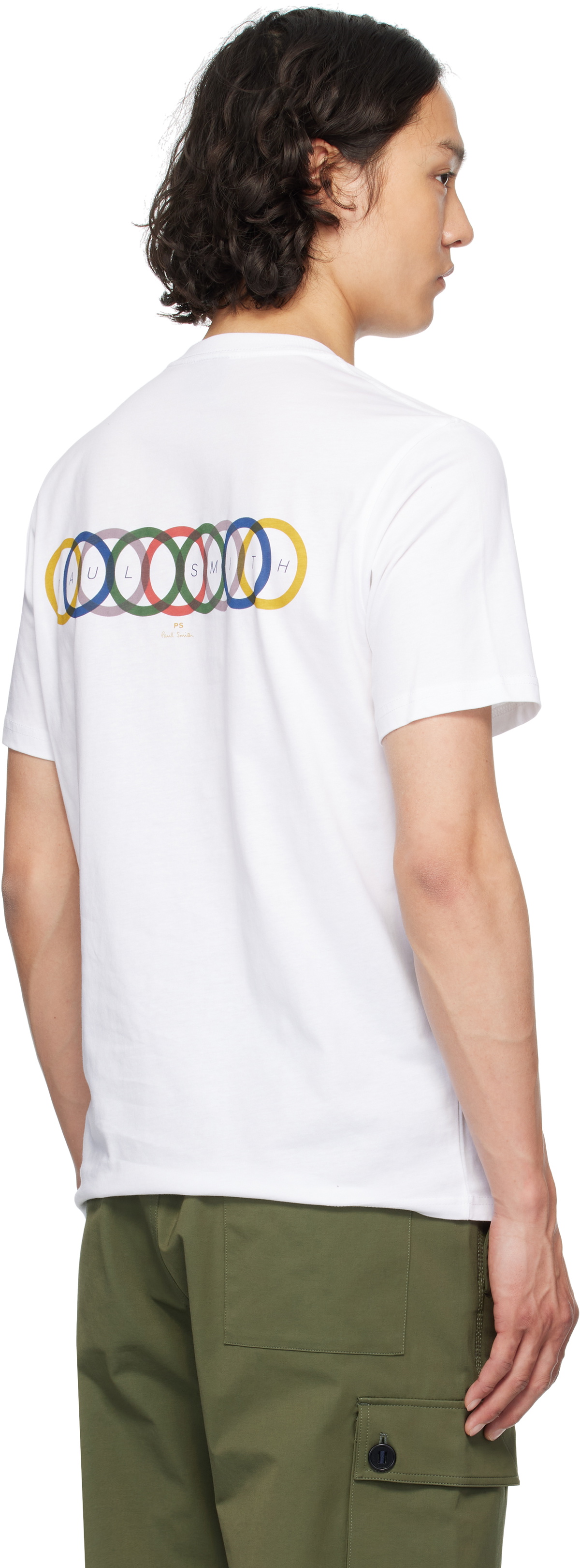 PS by Paul Smith White Overlapping Circles T-shirt PS by Paul Smith