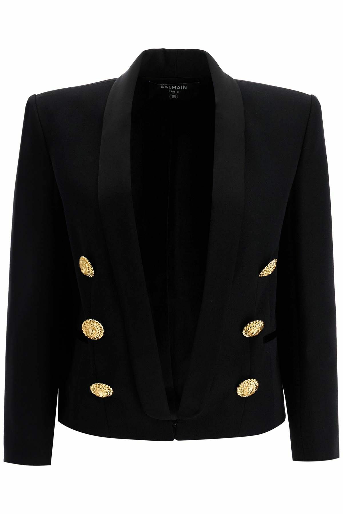 BALMAIN 6-button spencer jacket Black Balmain