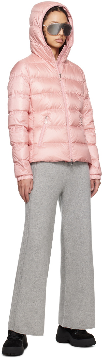 Moncler Pink Gles Down Jacket Moncler