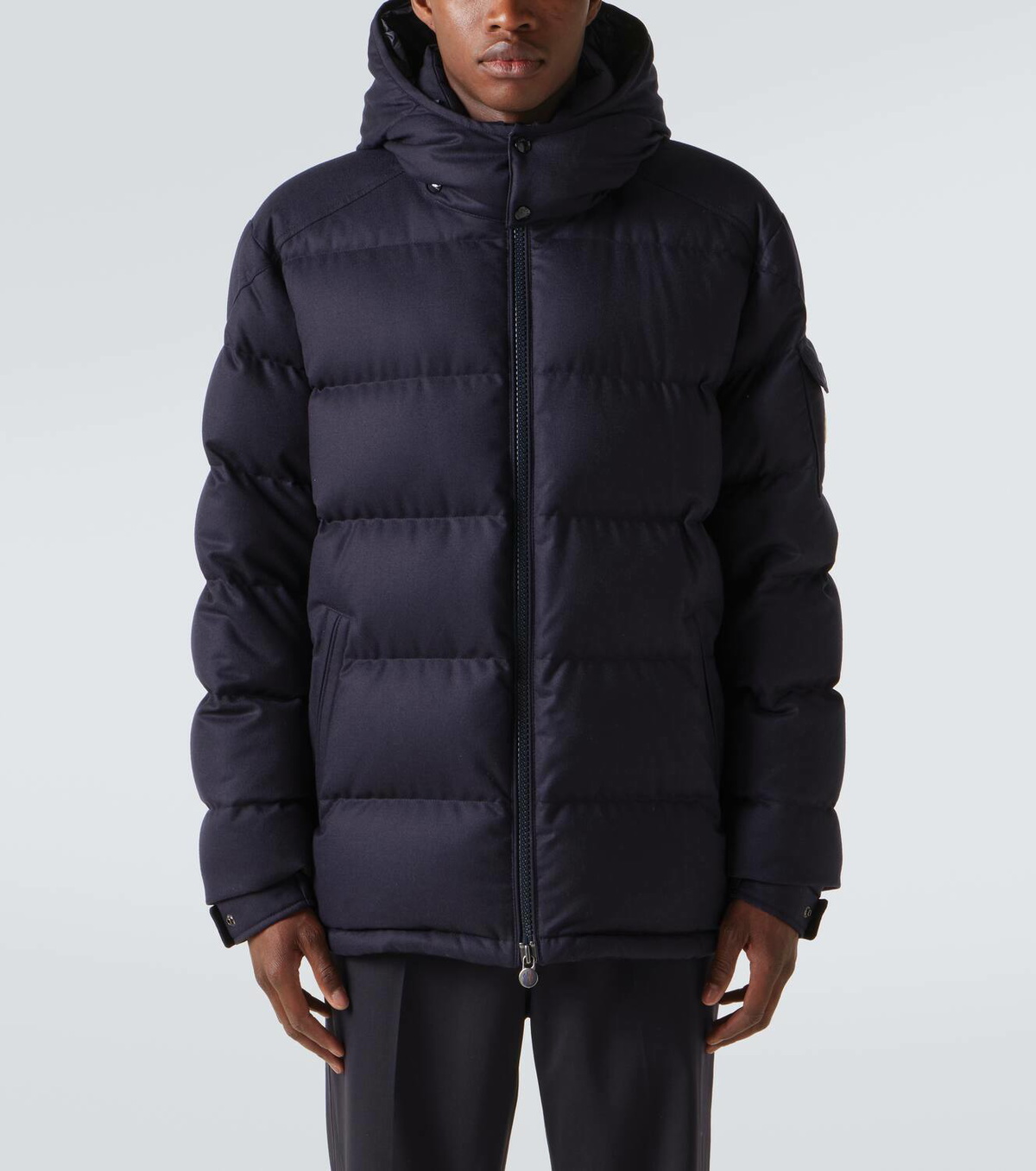 Moncler Montgenevre wool flannel down jacket Moncler