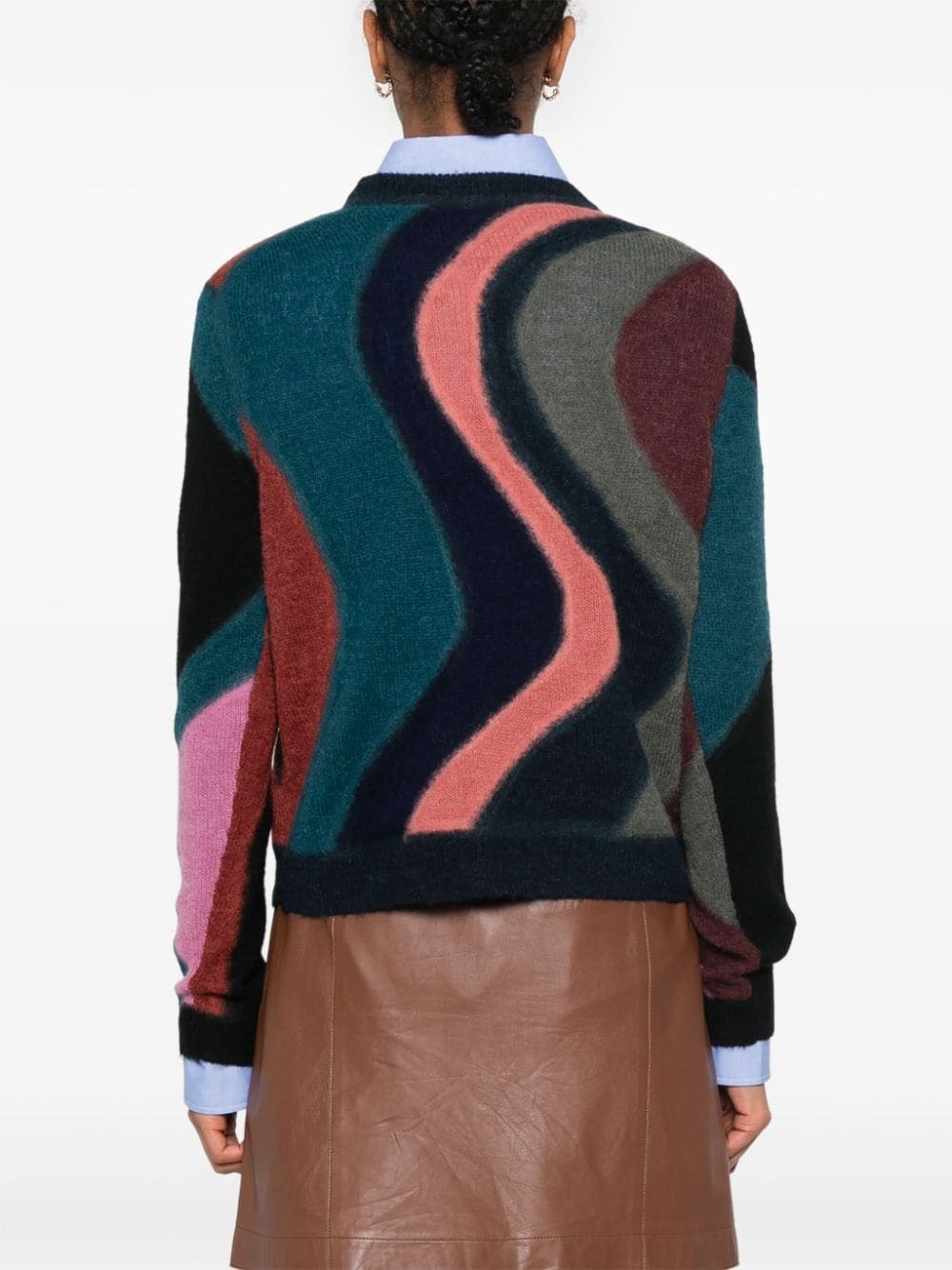 PS PAUL SMITH - Midnight Swirl Wool Jumper PS by Paul Smith
