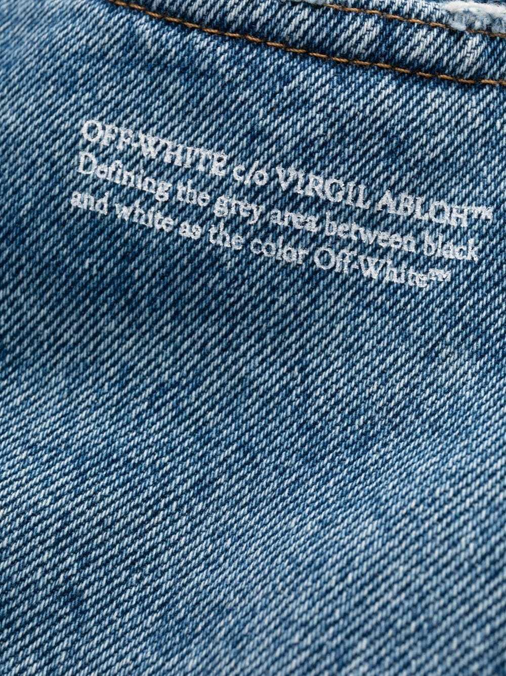 OFF-WHITE - Extra Baggy Denim Jeans Off-White