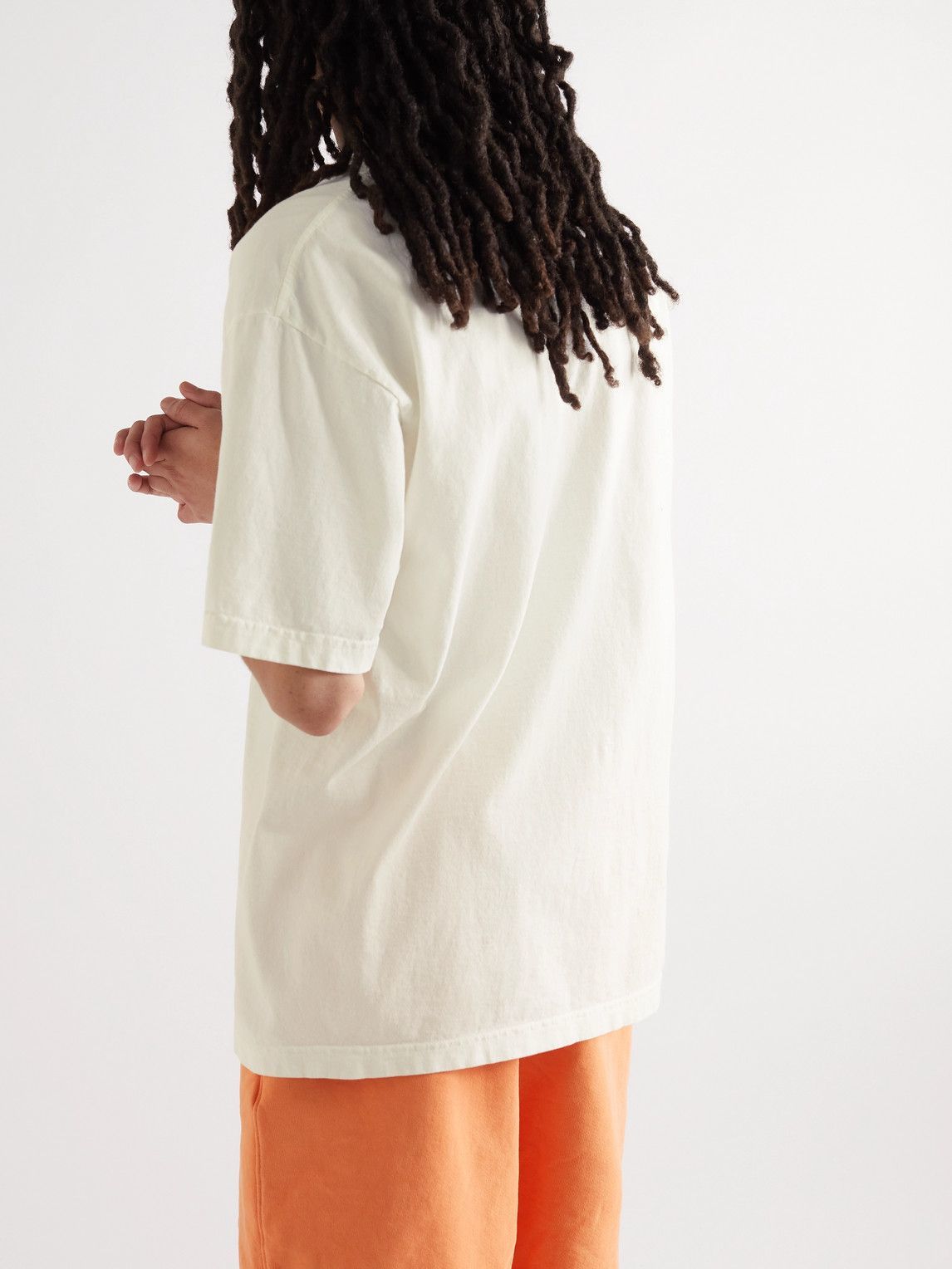 POLITE WORLDWIDE® - Breathe Printed Cotton-Jersey T-Shirt - White ...