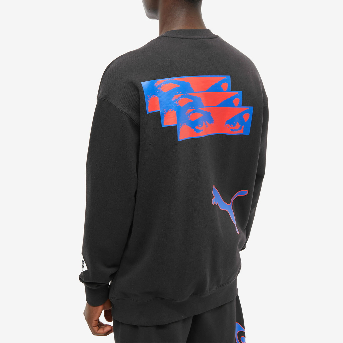 Puma x P.A.M. Crew Sweat in Black Puma