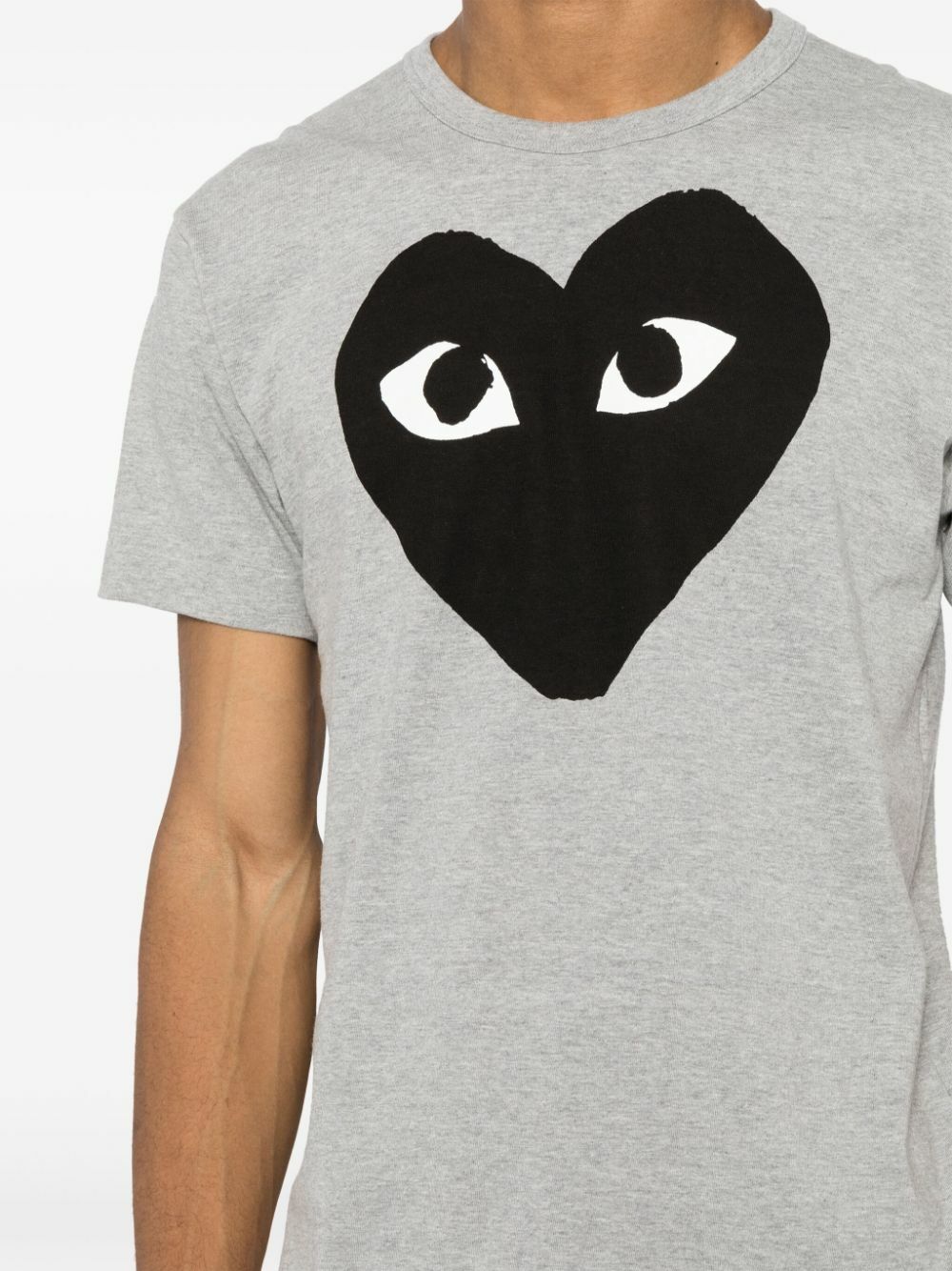 COMME DES GARCONS PLAY - Logo Cotton T-shirt Comme des Garcons Play
