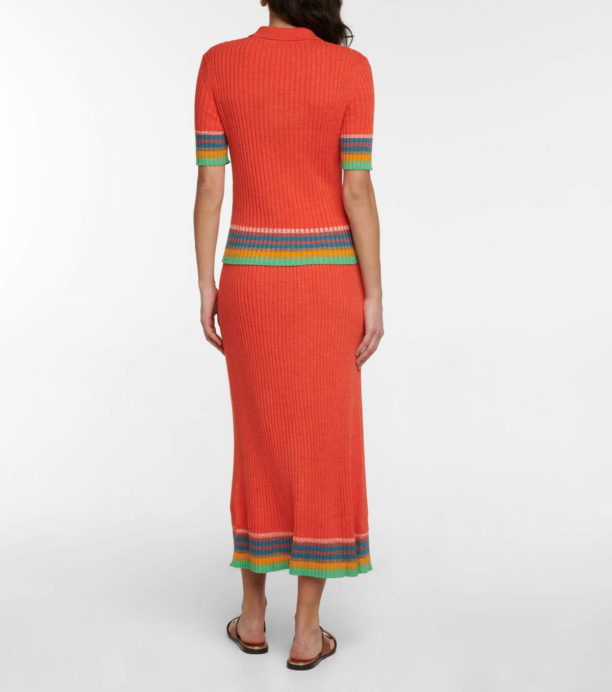 Etro - Striped ribbed-knit top Etro