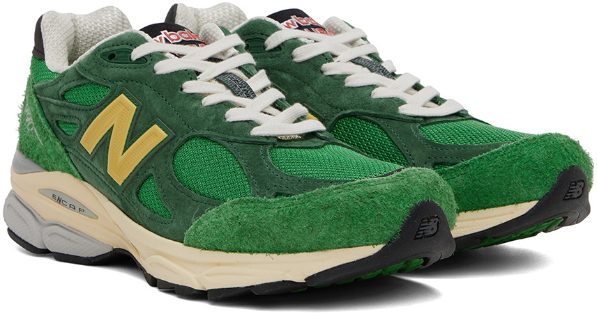 New Balance Green 990v3 Sneakers New Balance