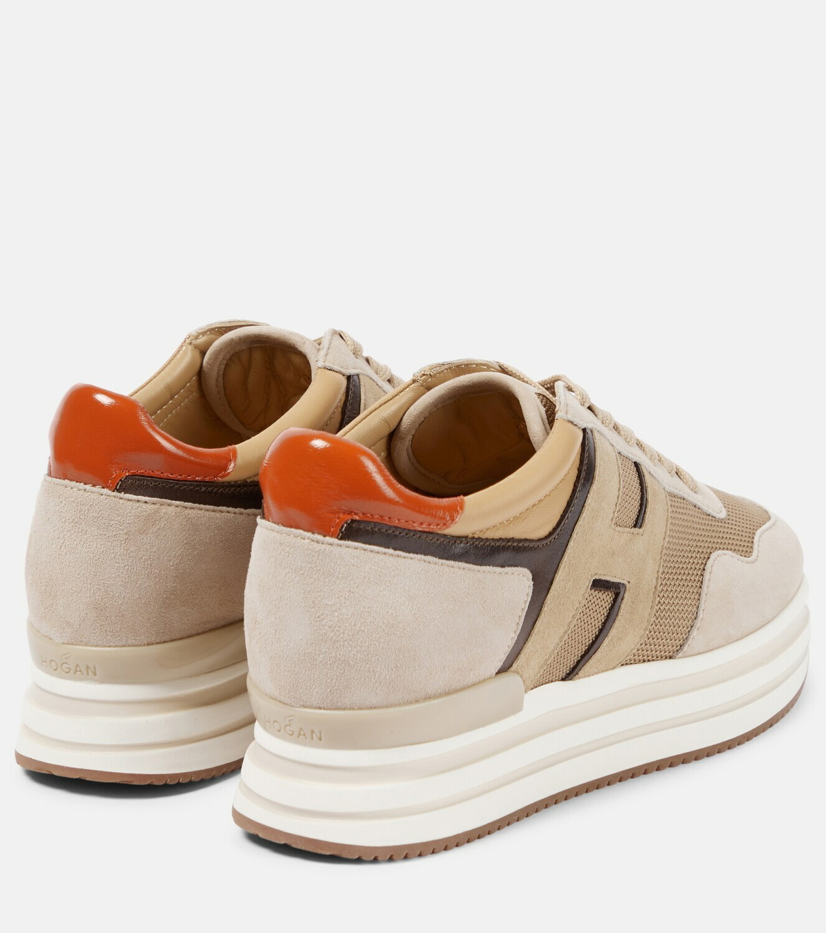 Hogan Midi H222 suede platform sneakers Hogan