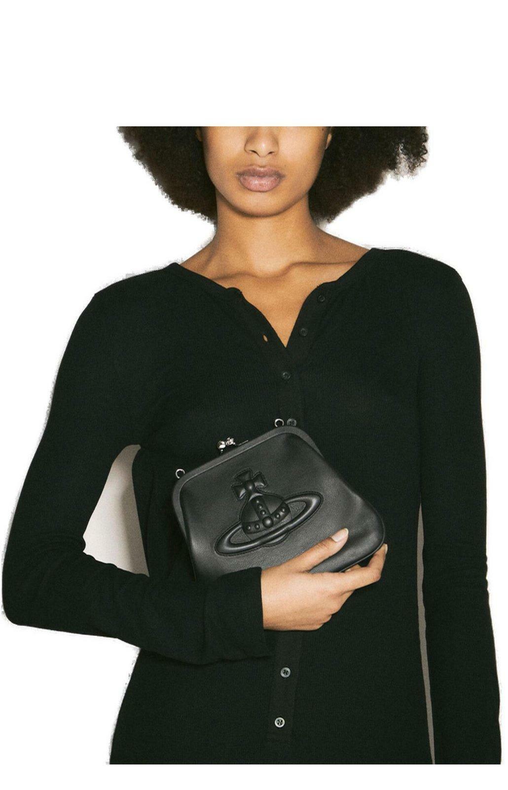 Vivienne Westwood Orb Embossed Clutch Bag Vivienne Westwood