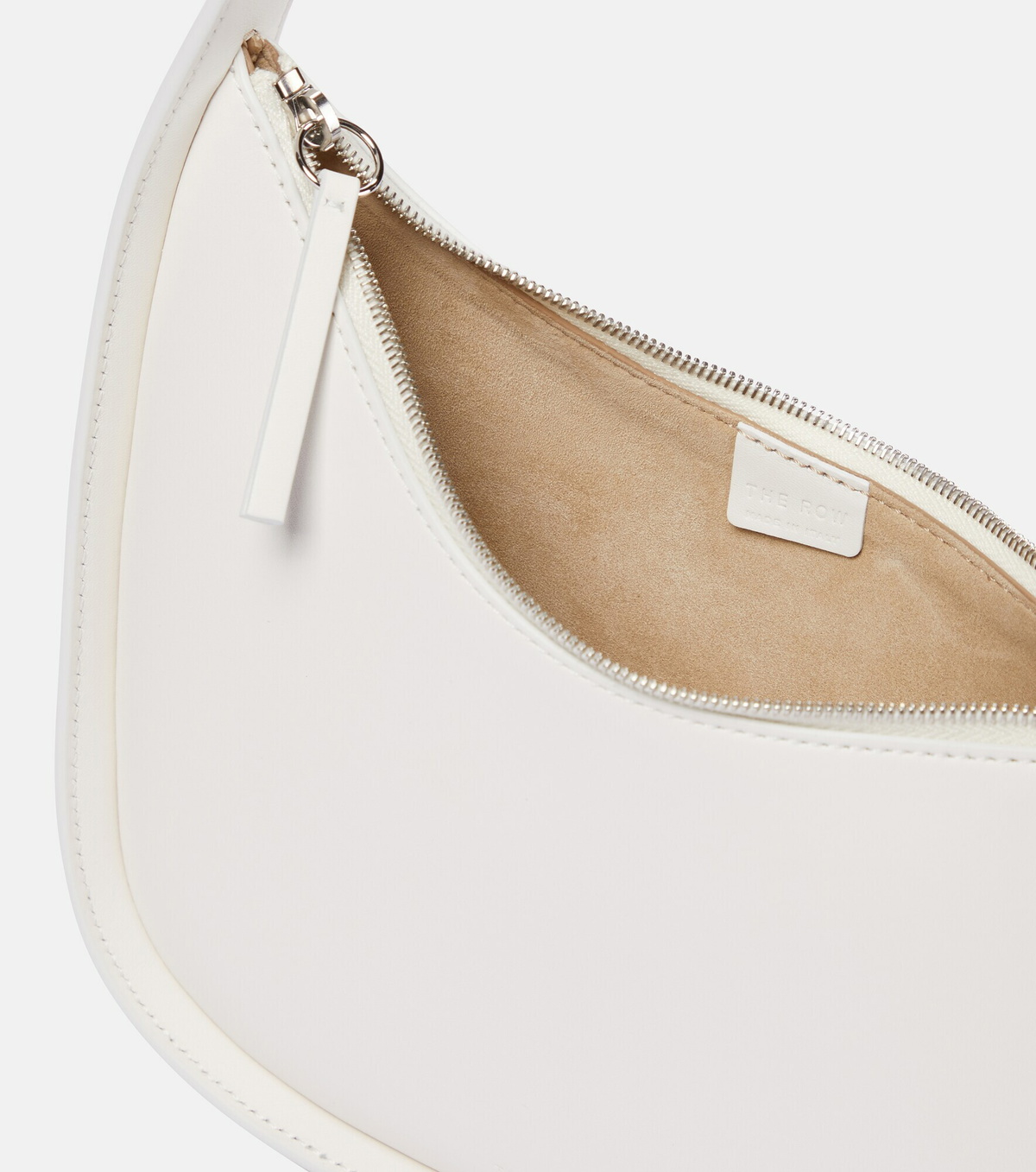 The Row - Half Moon leather shoulder bag The Row