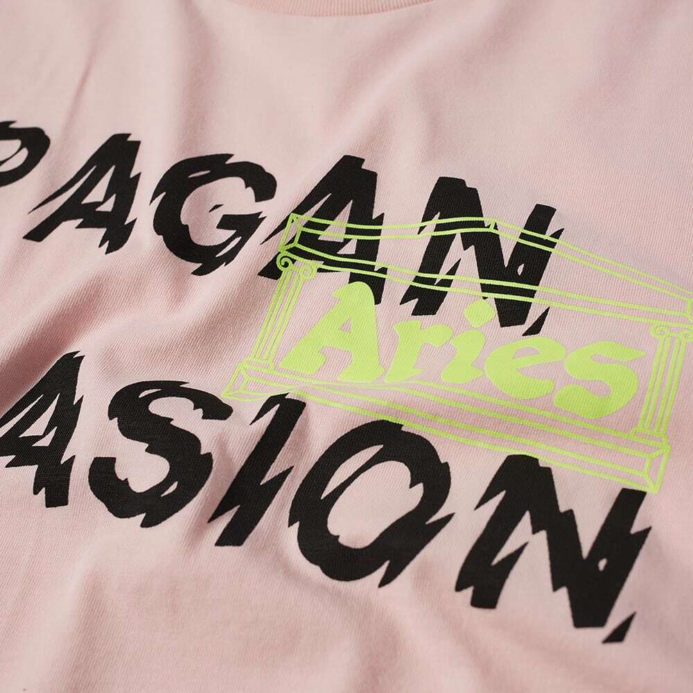 Aries Men's Pagan Invasion T-Shirt in Pink ARIES