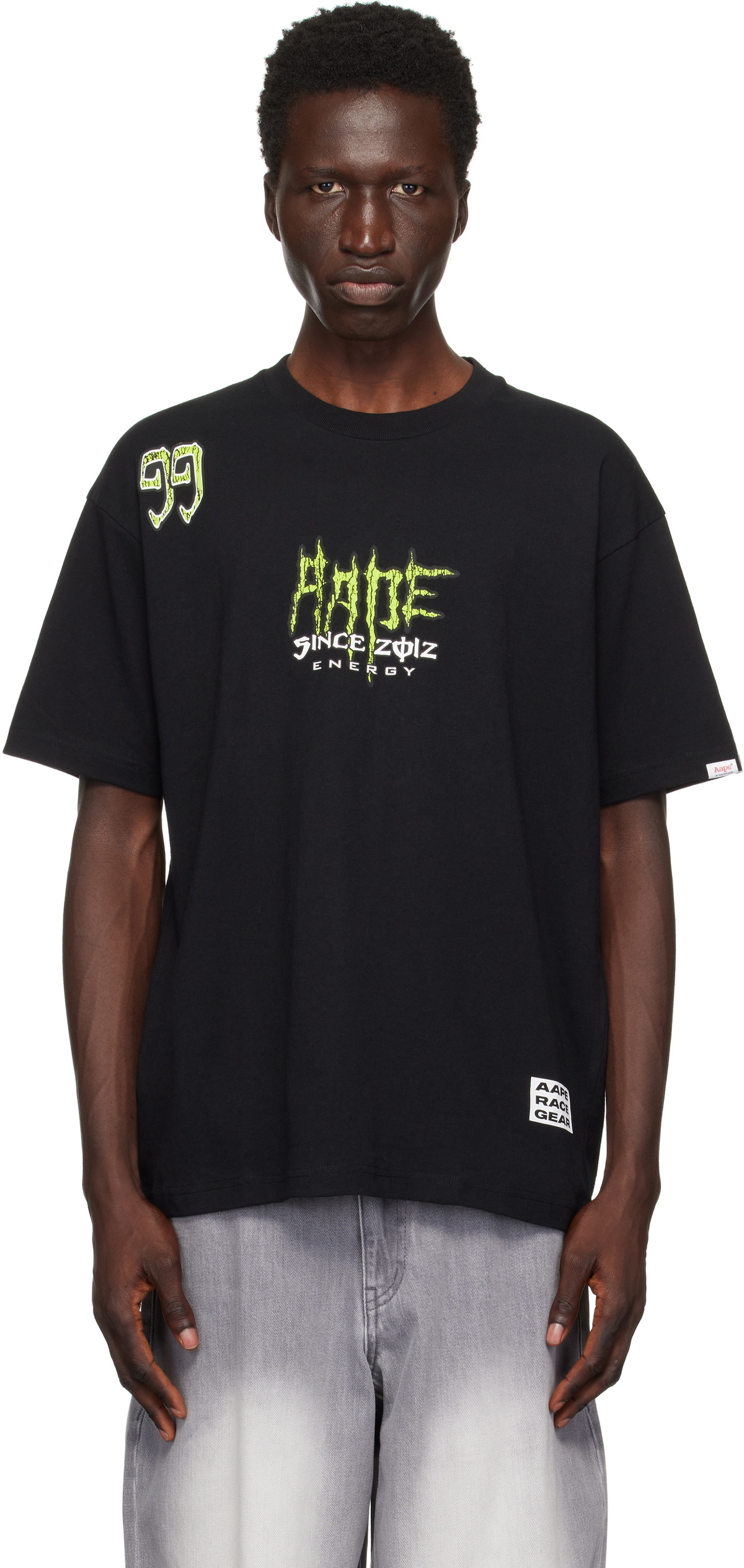 AAPE by A Bathing Ape Black Theme Main T-shirt AAPE by A Bathing Ape