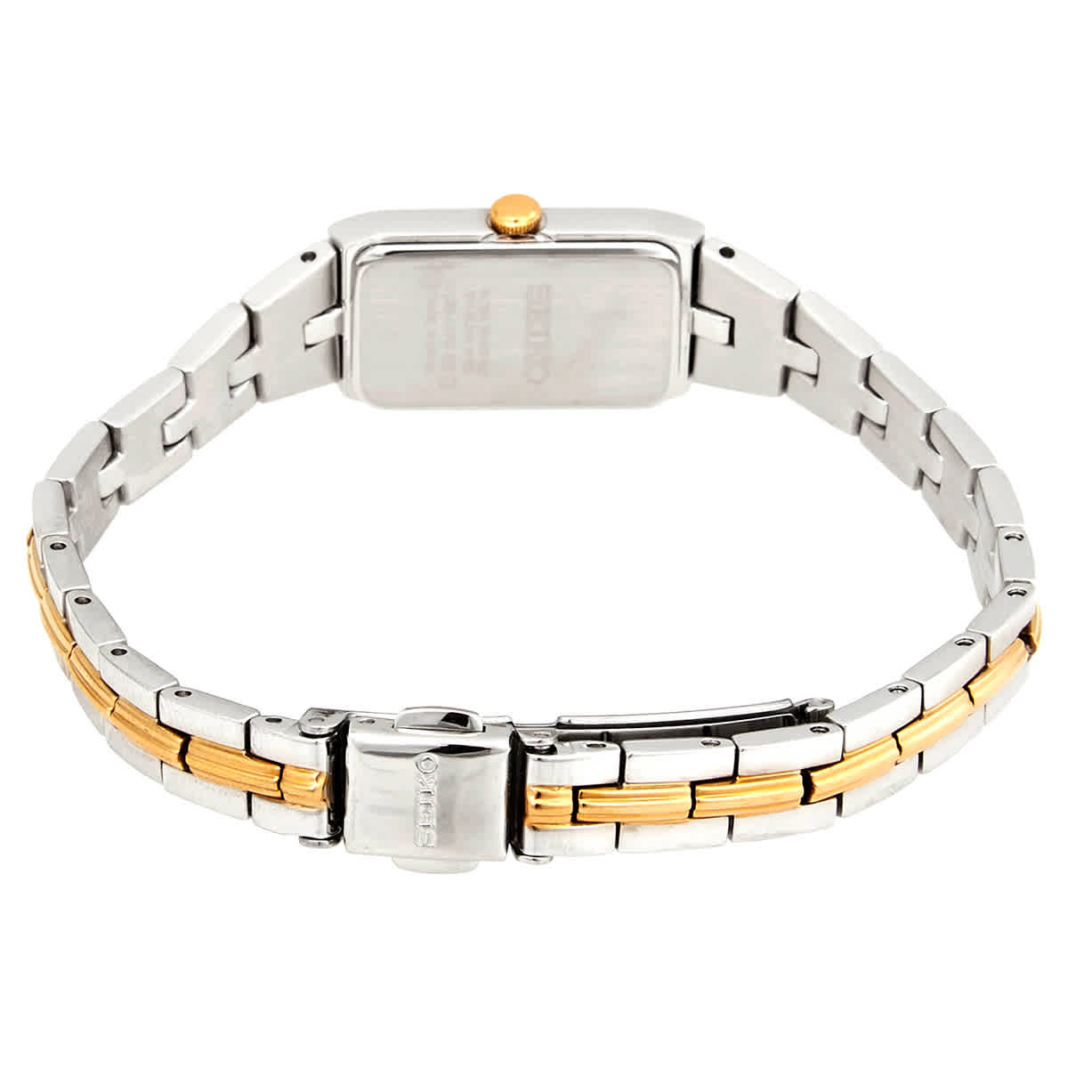 Seiko Quartz Silver Dial Two-tone Ladies Watch SWR044 Seiko