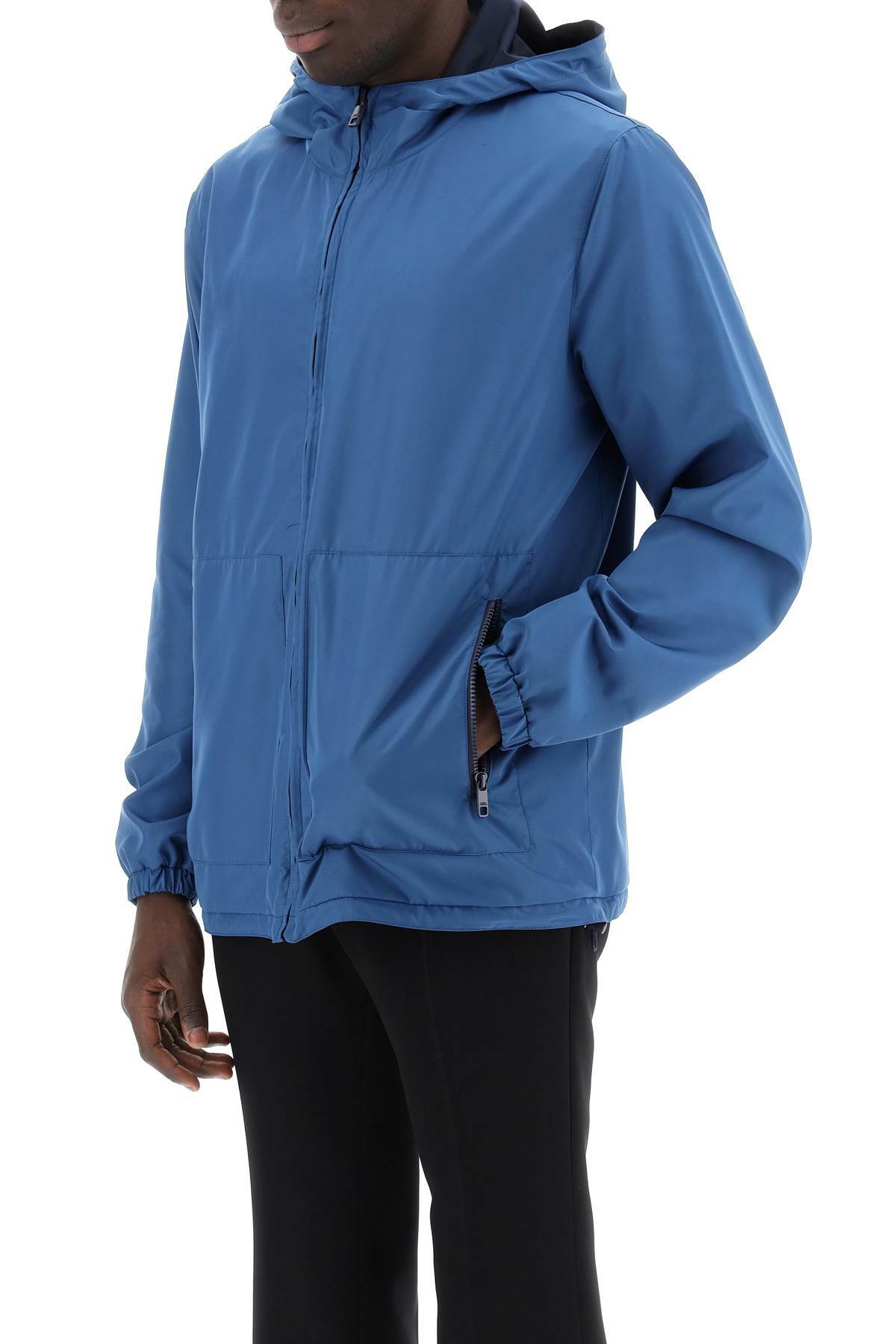 DOLCE & GABBANA reversible windbreaker jacket Blue Dolce & Gabbana