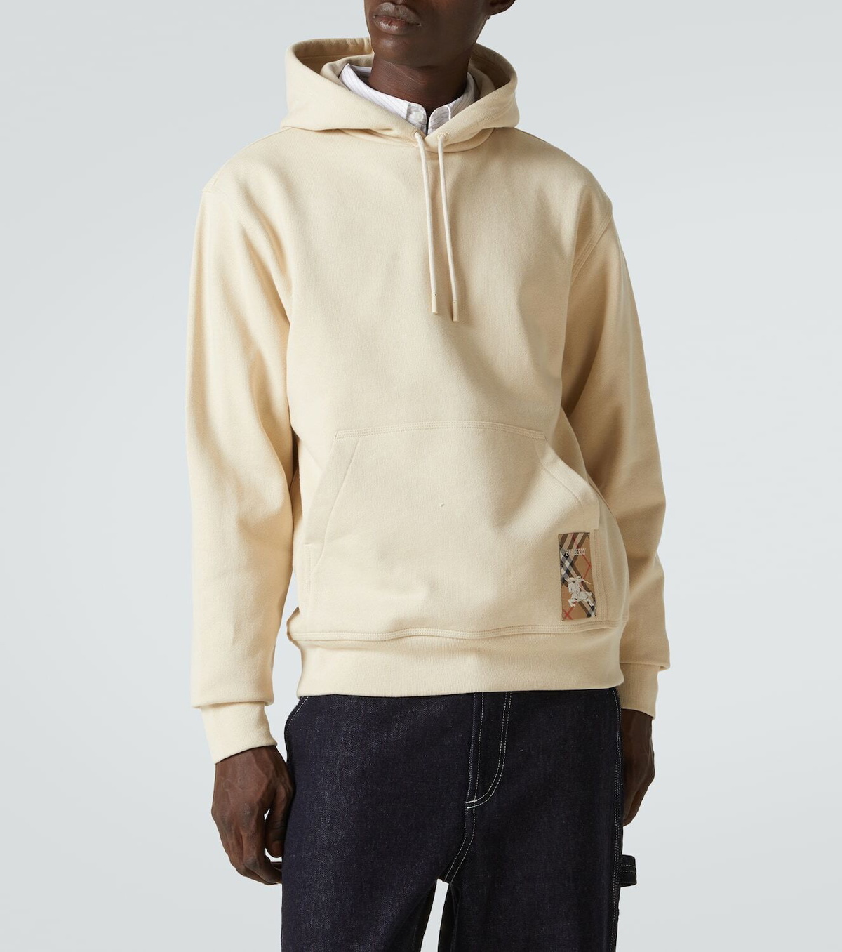 Burberry Burberry Check cotton hoodie Burberry