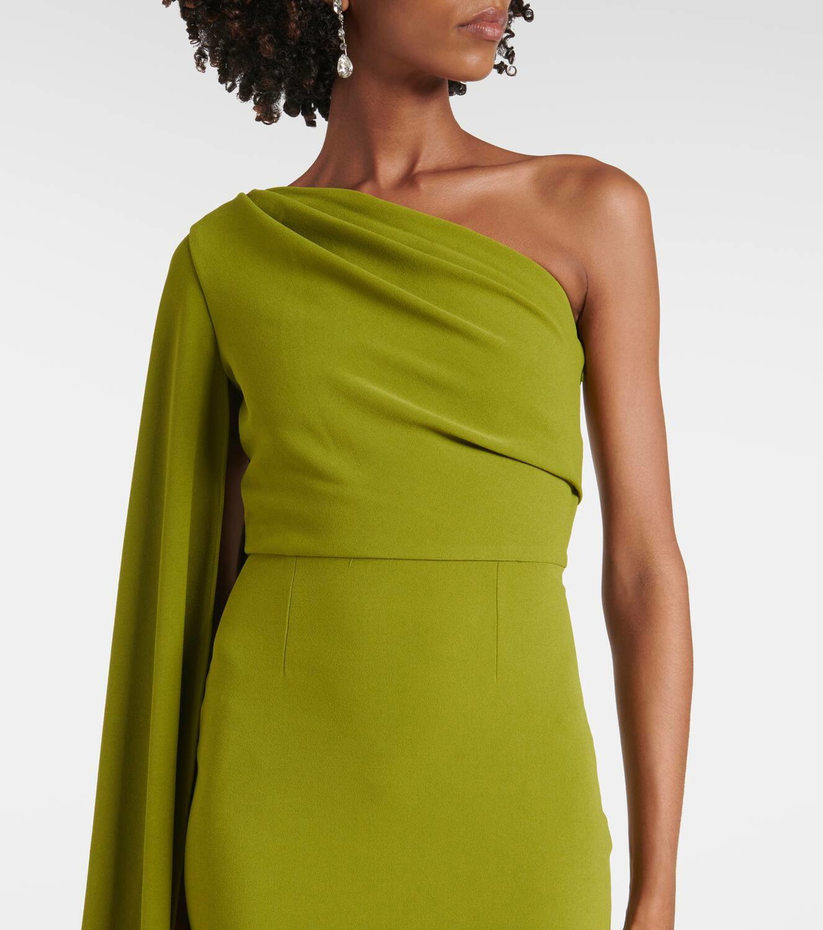 Solace London Daria one-shoulder gown Solace London