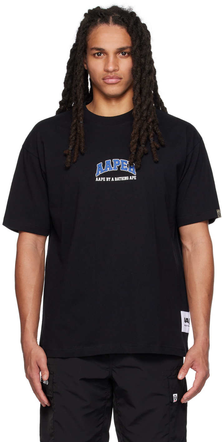 AAPE by A Bathing Ape Black 'AAPER' T-Shirt AAPE by A Bathing Ape