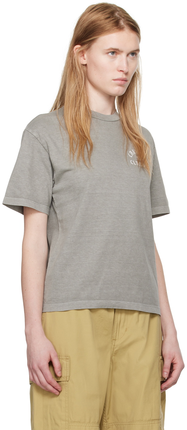 Carhartt Work In Progress Gray 'Class of 89' T-Shirt Carhartt WIP