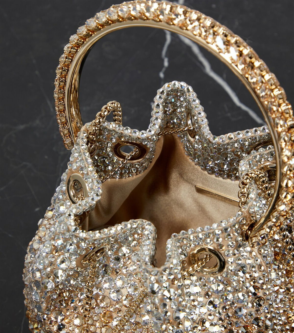 Jimmy Choo Bon Bon embellished bucket bag Jimmy Choo