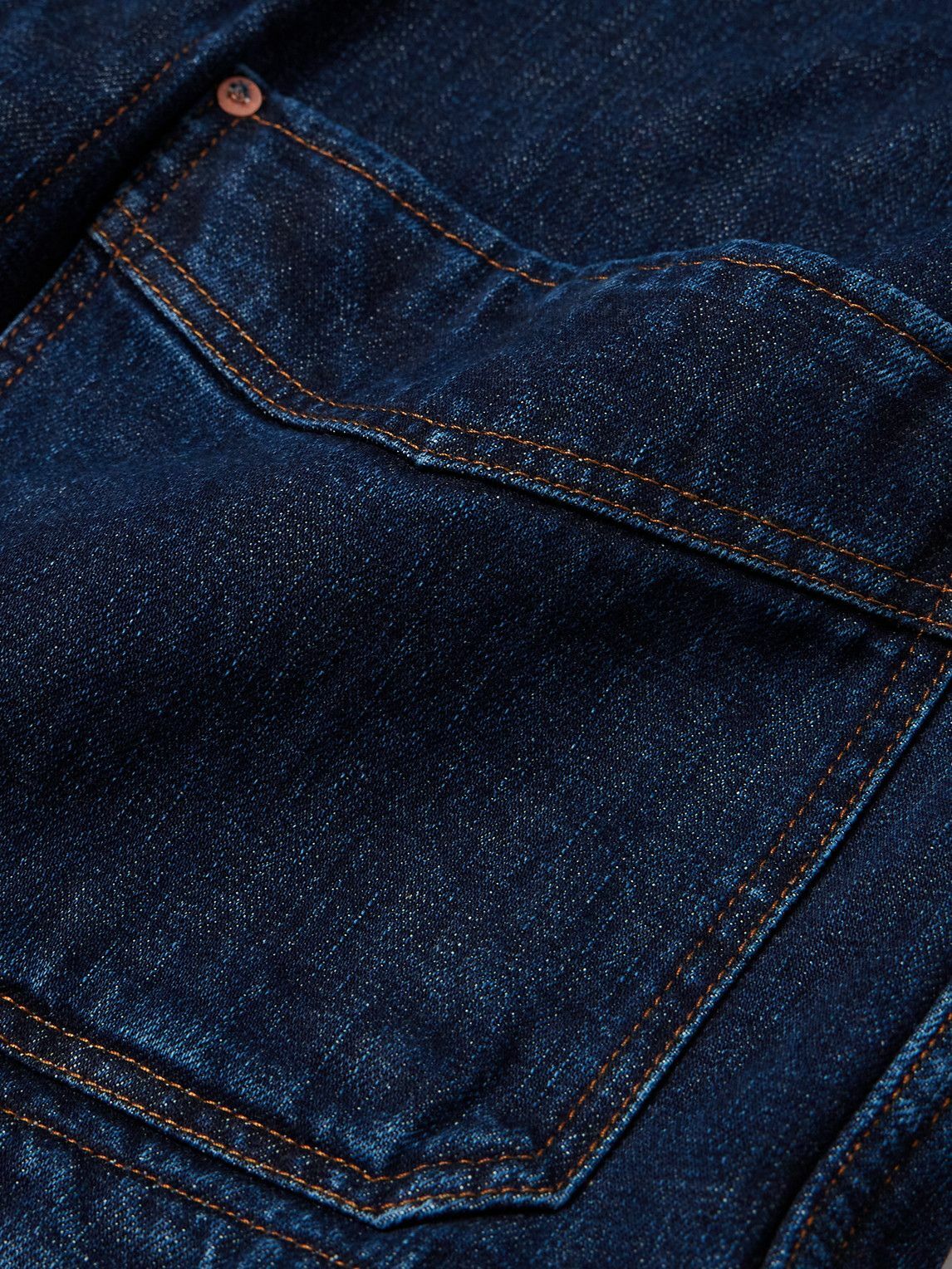 Drake's - Selvedge Denim Chore Jacket - Green Drake's