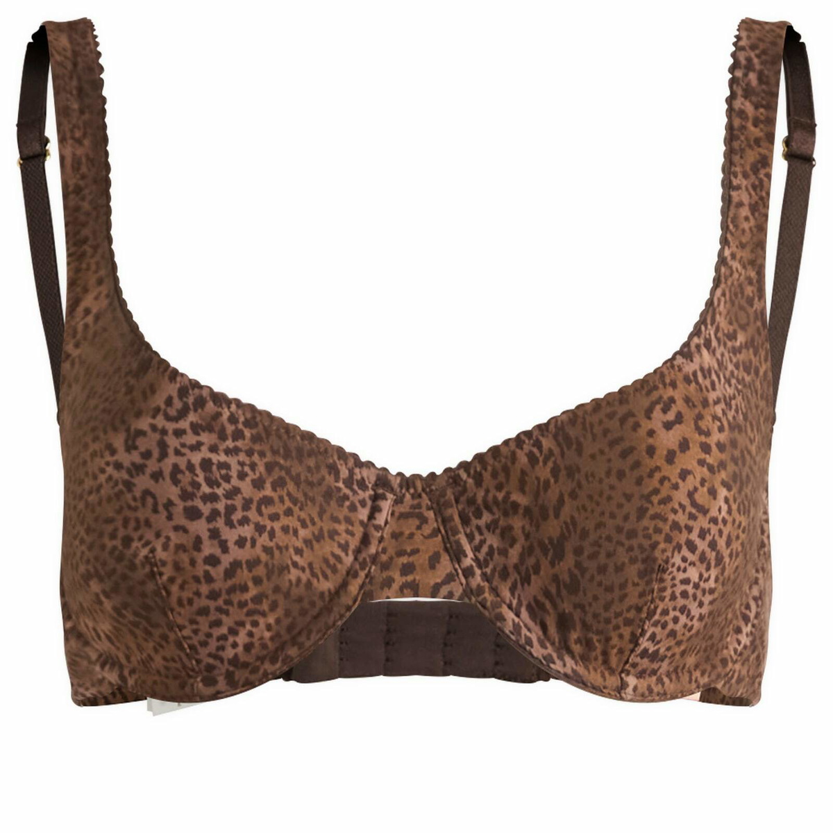 Fruity Booty Women's Leopard Bra in Brown Fruity Booty