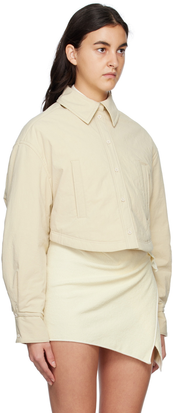 Jacquemus Beige Le Papier 'La Chemise Arnesi' Jacket Jacquemus