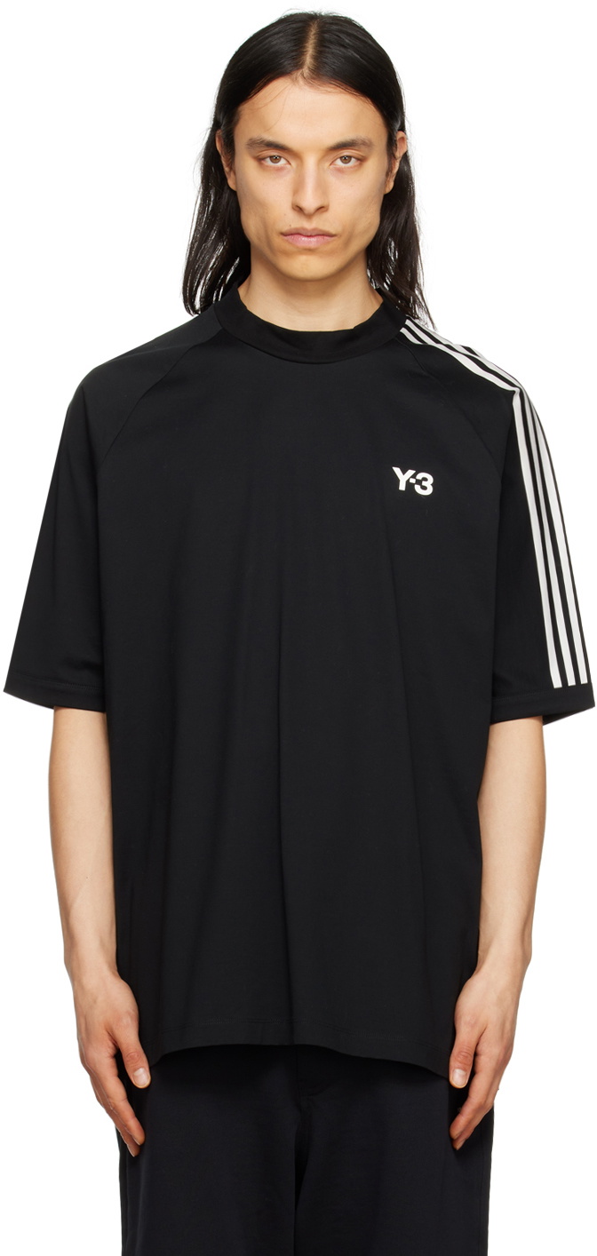 Y-3 Black 3-Stripes T-Shirt Y-3
