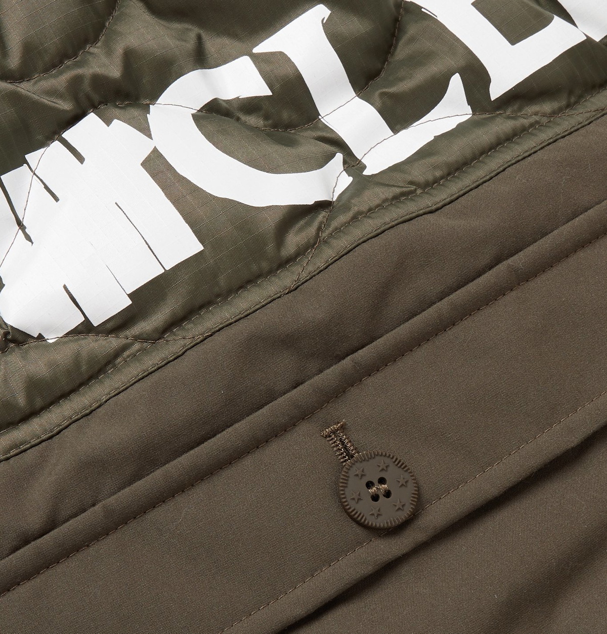 Moncler Genius - Undefeated 2 Moncler 1952 Logo-Print Cotton-Trimmed ...