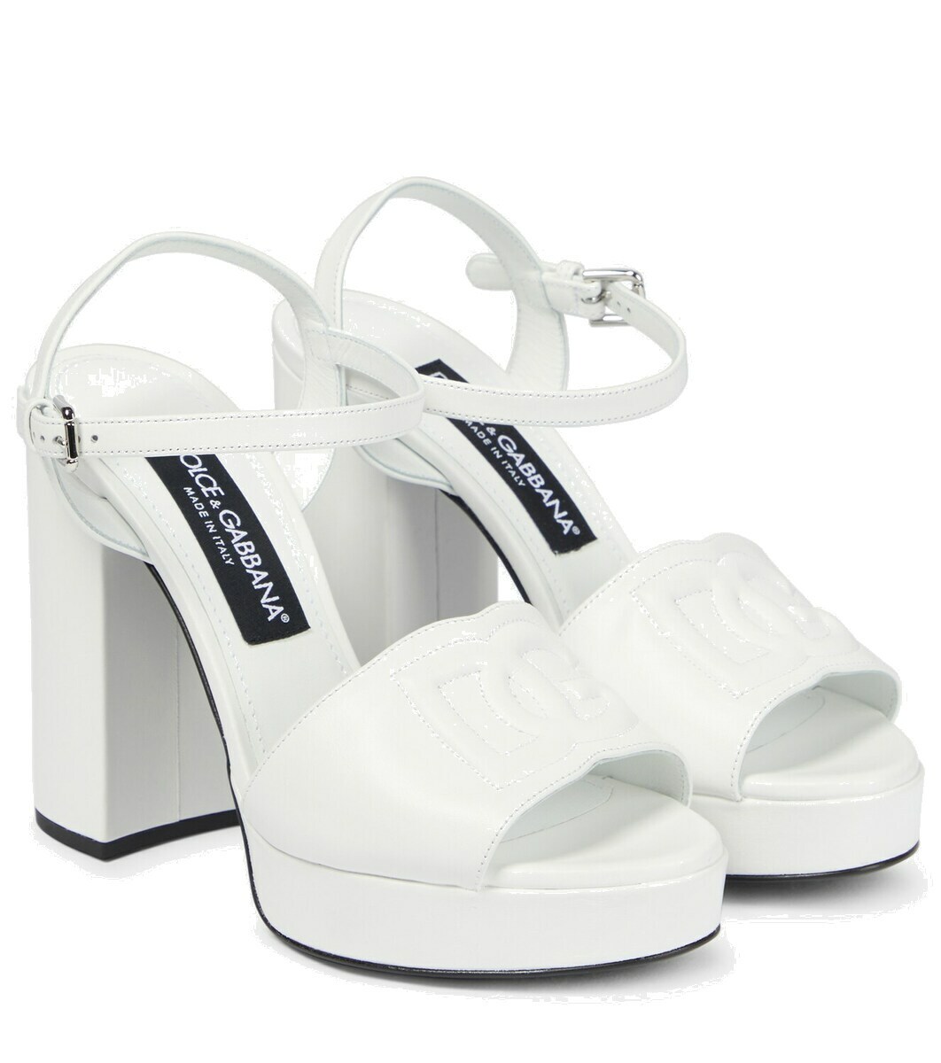 Dolce&Gabbana DG leather sandals Dolce & Gabbana