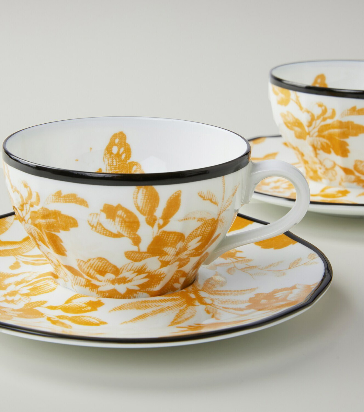 Gucci - Herbarium set of 2 teacups and saucers Gucci