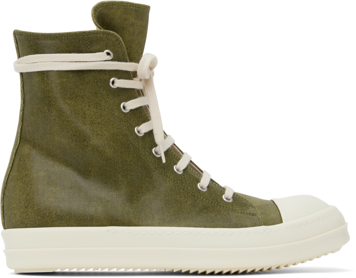 Rick Owens DRKSHDW Khaki Porterville Sneaks Sneakers Rick Owens Drkshdw