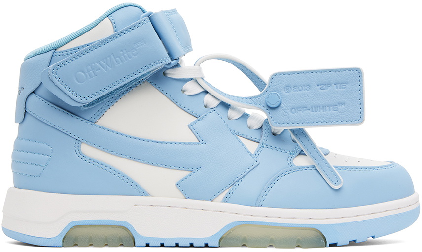Off-White Blue & White Out Of Office Sneakers Off-White