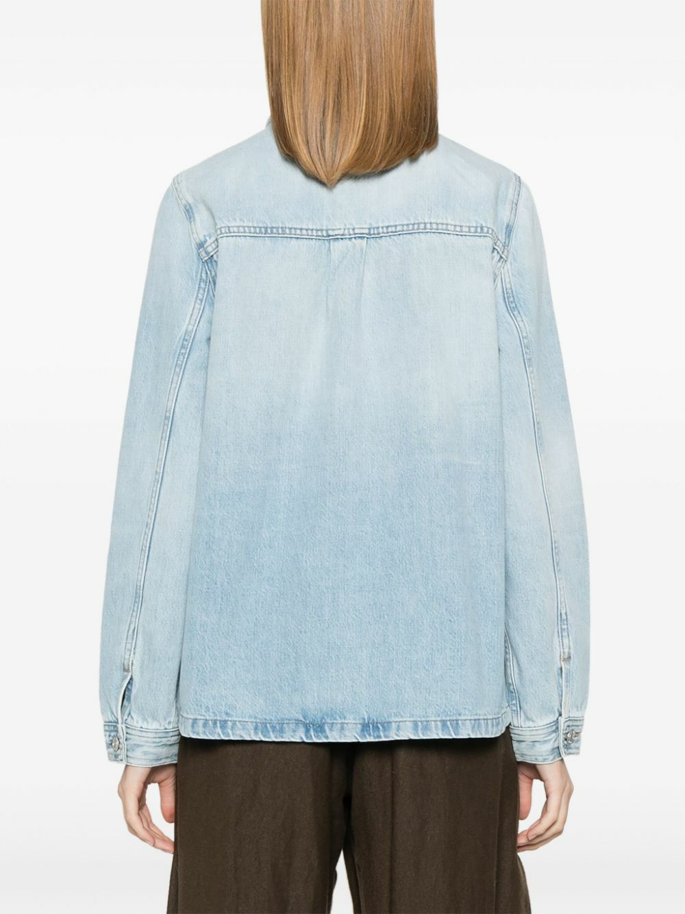 FRAME Blue Chore Denim Jacket Frame Denim