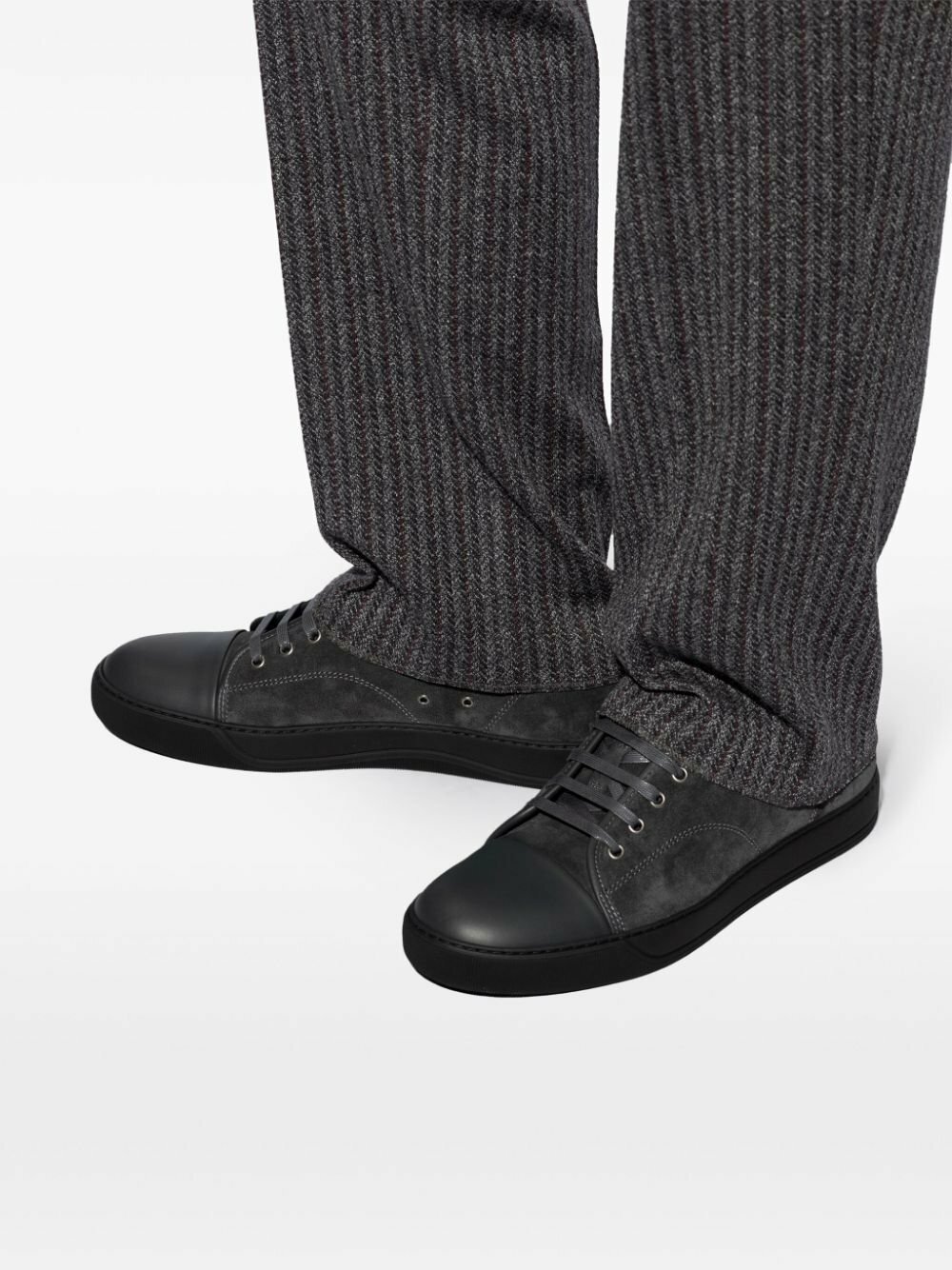Lanvin Black DBB1 Suede Sneakers Lanvin