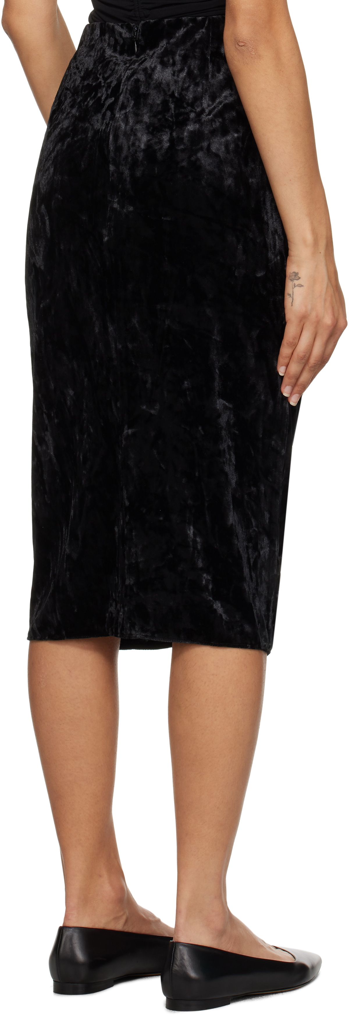 Isabel Marant Etoile Black Alyssa Midi Skirt Isabel Marant Etoile