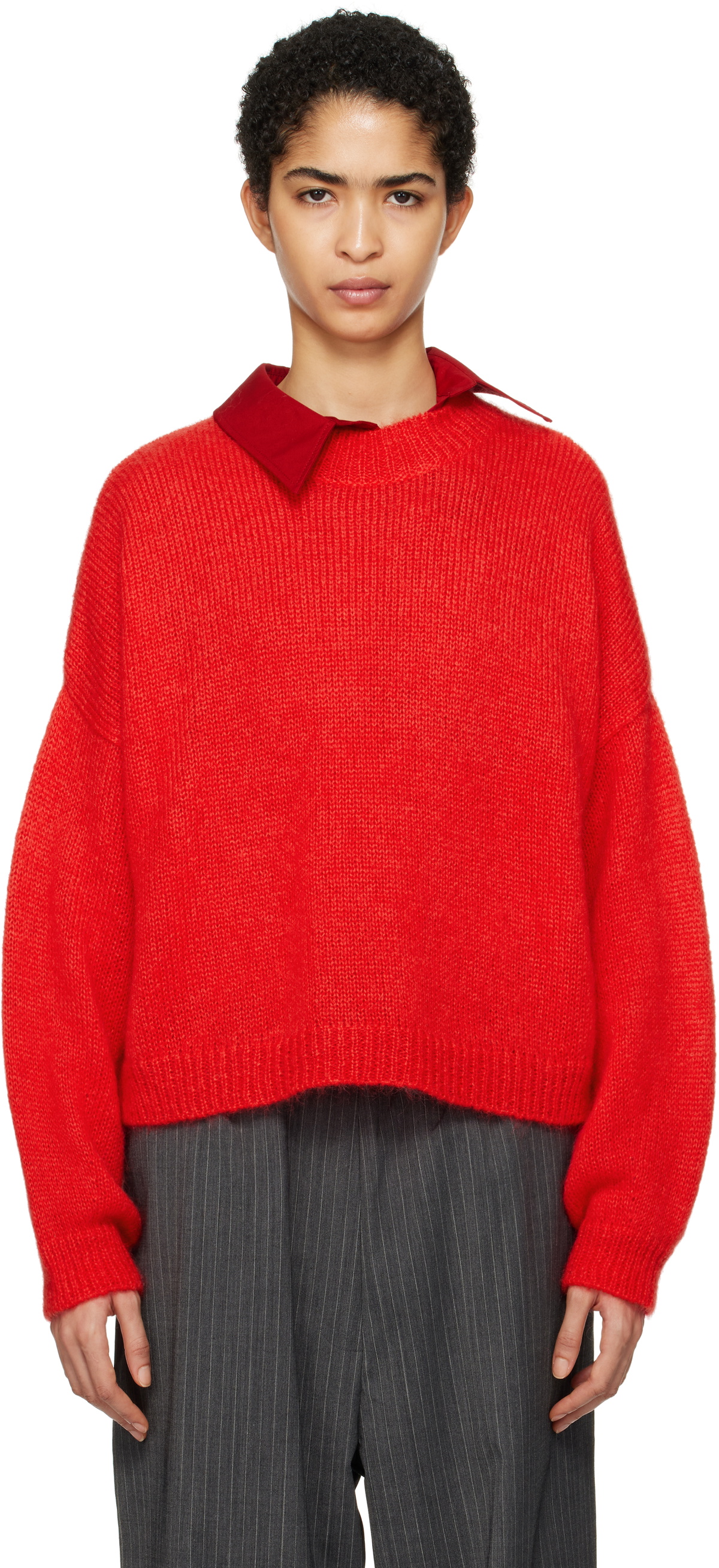 Cordera Red Mohair Sweater CORDERA