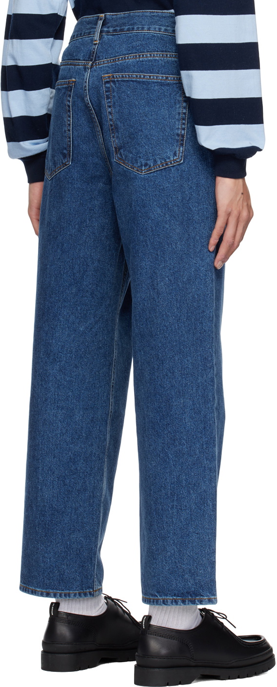 Uniform Bridge Indigo One Tuck Jeans Uniform Bridge