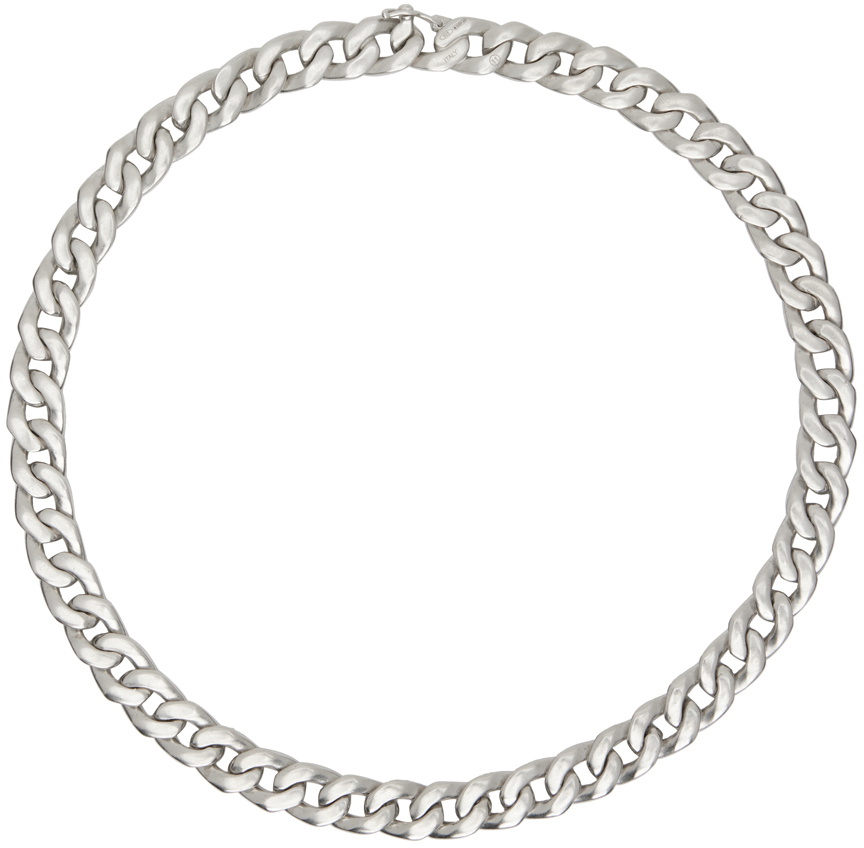 Maison Margiela Silver Curb Necklace Maison Margiela