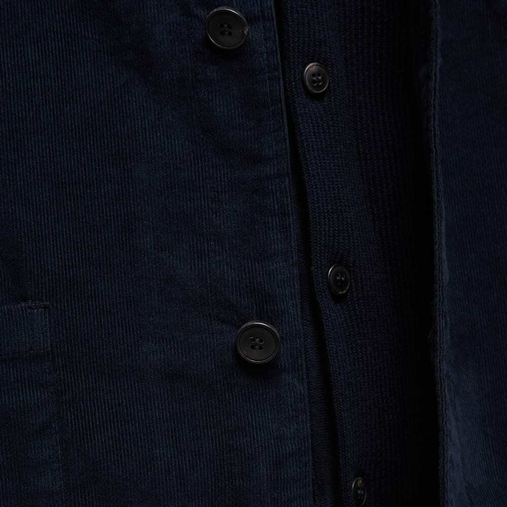 Sunspel Men's Cord Chore Jacket in Navy Sunspel