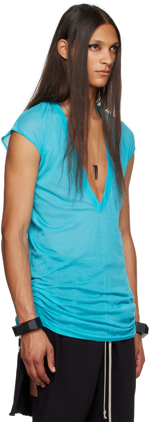 Rick Owens SSENSE Exclusive Blue KEMBRA PFAHLER Edition Dylan T-Shirt ...