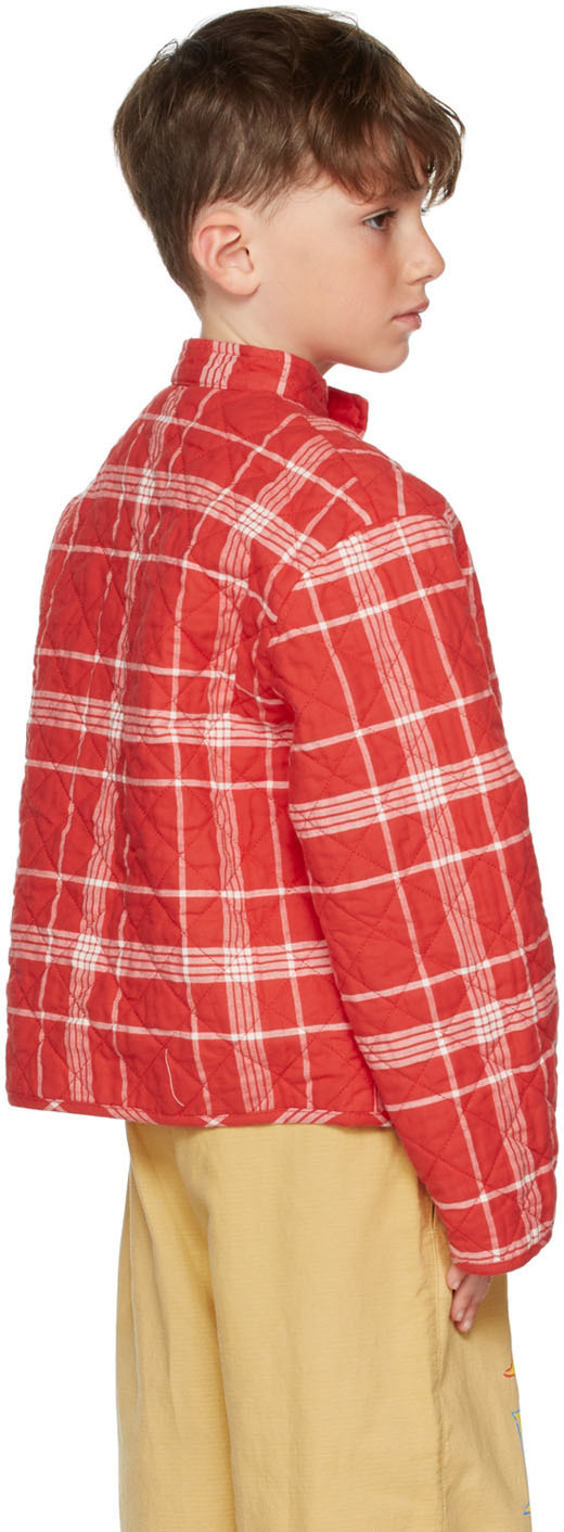 The Animals Observatory Kids Red Logo Starling Jacket The Animals