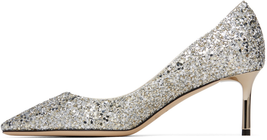 Jimmy Choo Silver Romy 60 Heels Jimmy Choo
